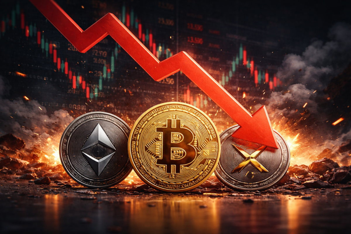 Major Cryptocurrencies Extend Losses as AI Fears Shake Markets Bitcoin ...
